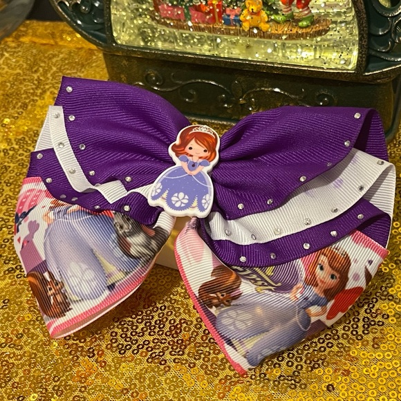Handmade | Accessories | Sofia The First Hair Bow | Poshmark